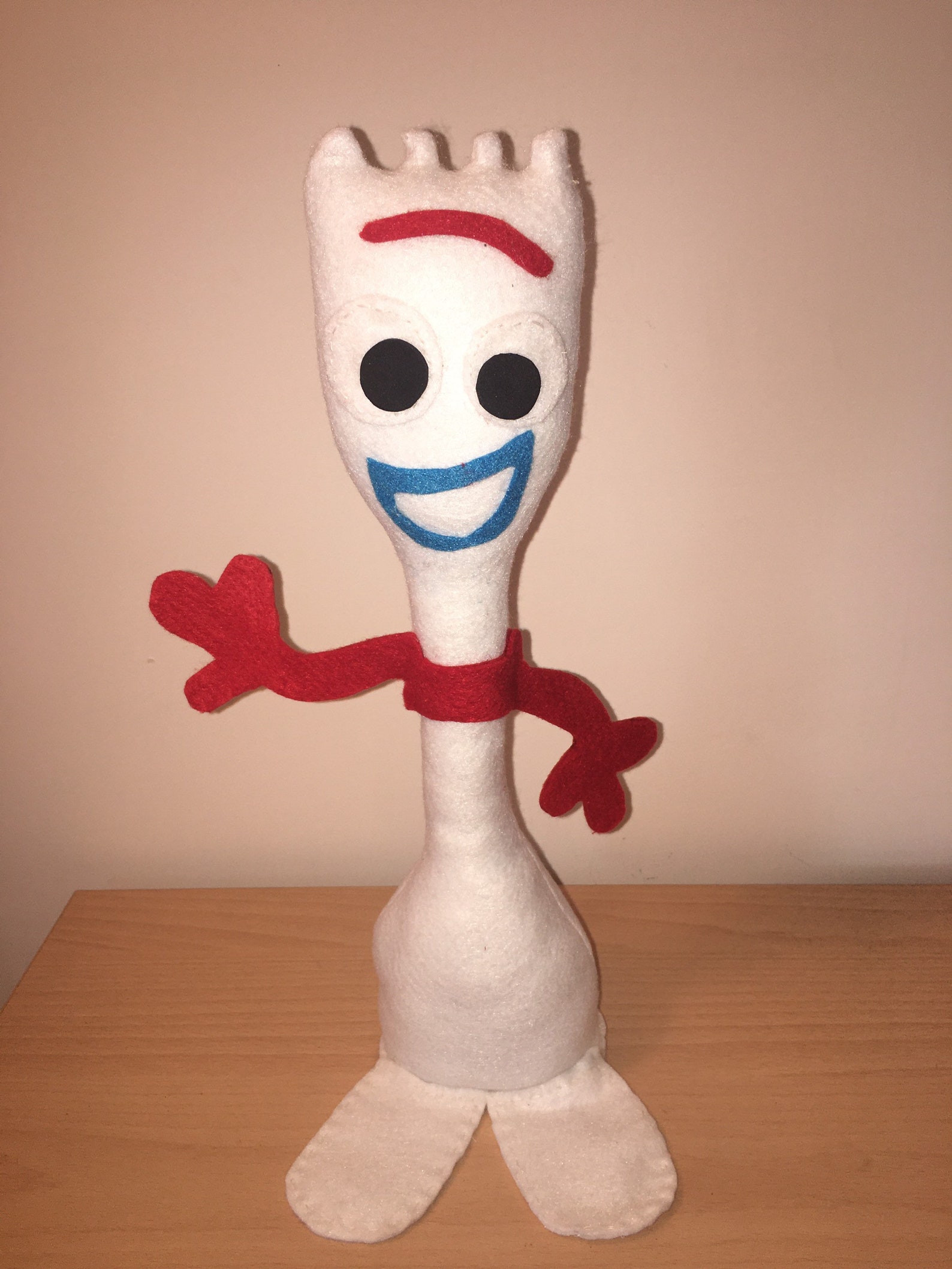 Fantastic Toy Story Character Forky Hand-sewn in Lenci - Etsy