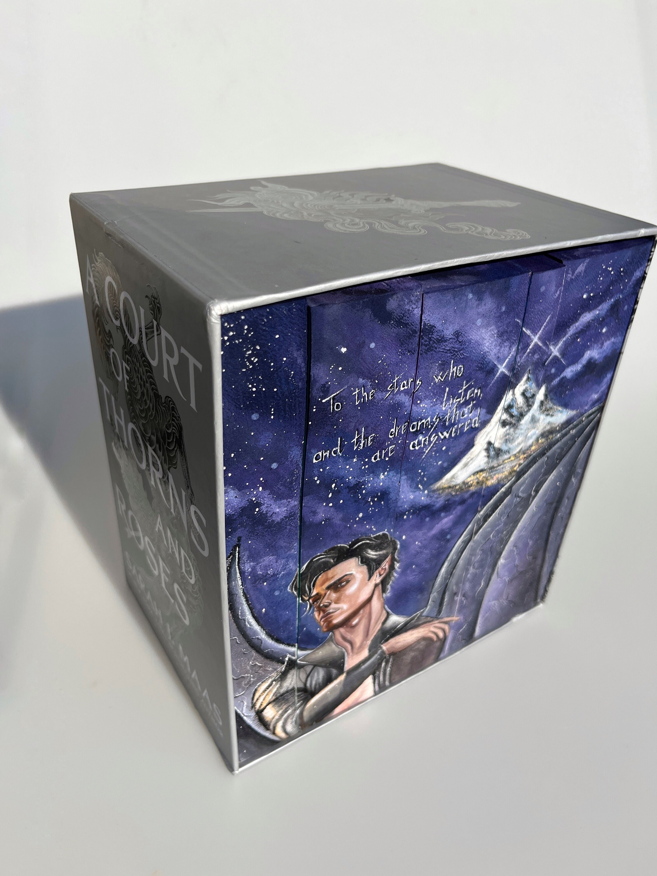 A Court of Thorns and Roses Box Set Foreedge Painting Rhysand Night ...