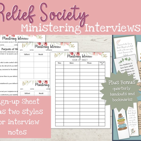 Ministering Interviews - Etsy