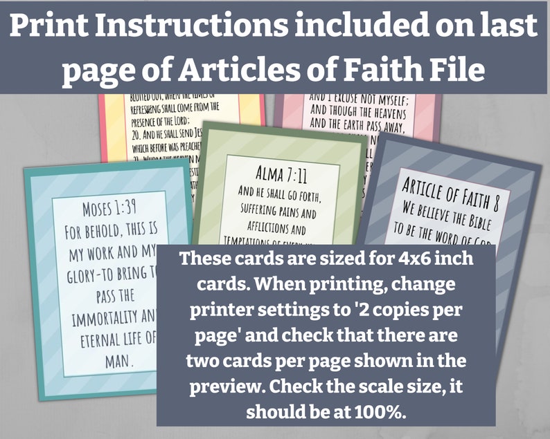LDS Doctrinal Mastery Scripture Cards, Seminary Resource (digital ...