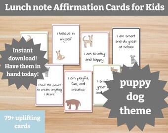 Dog Lunch Box Notes - Etsy