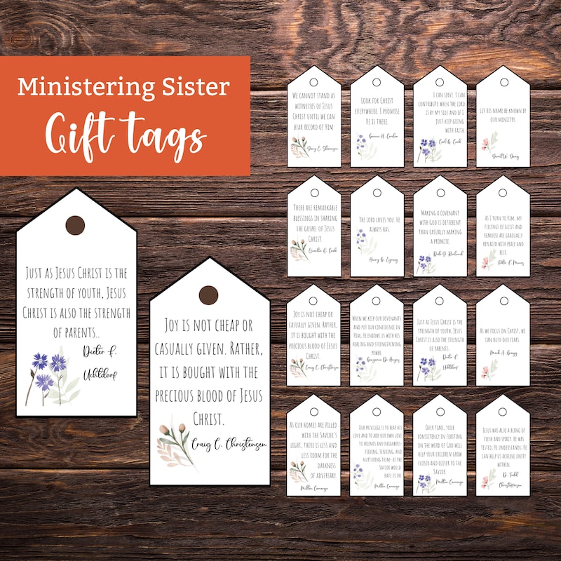 Ministering Assignment Cards - Etsy