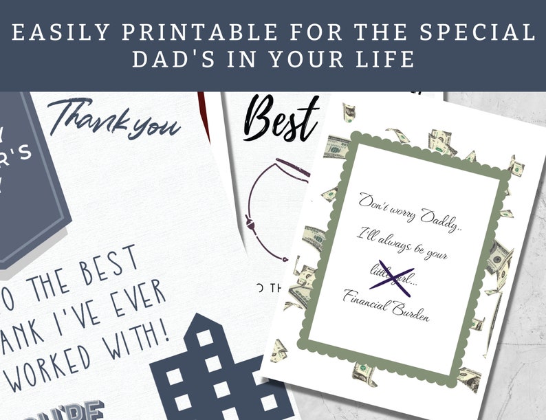 Father Appreciation Card, Printable Cards, Gifts for Him, Card for Dad ...
