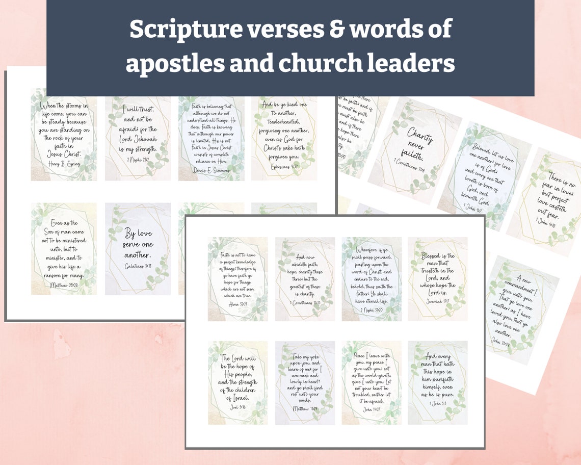 Church of Jesus Christ Quote Printable Card, Book of Mormon, LDS ...