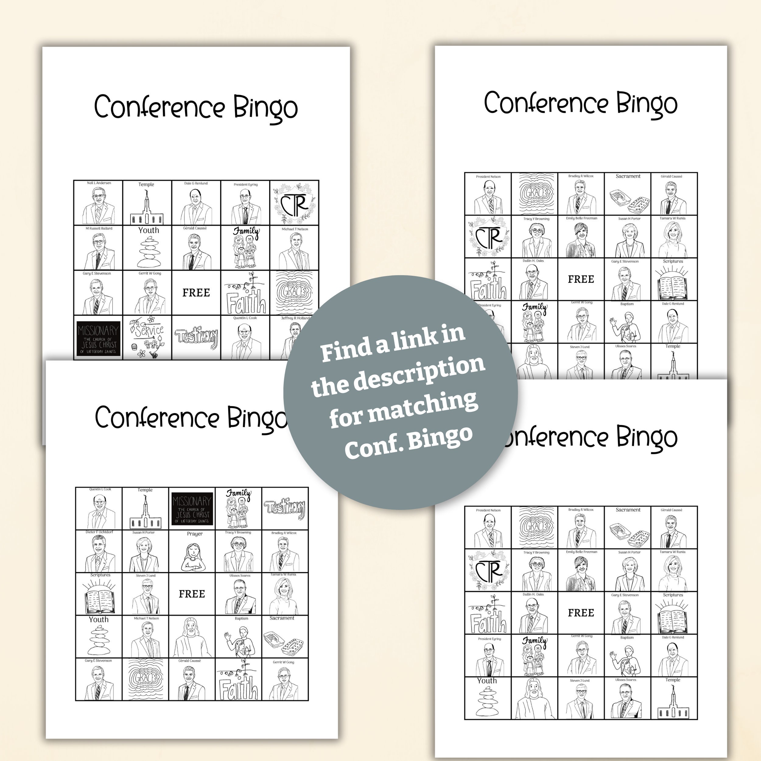 General Conference Coloring Pages: LDS Activities (instant Download) - Etsy