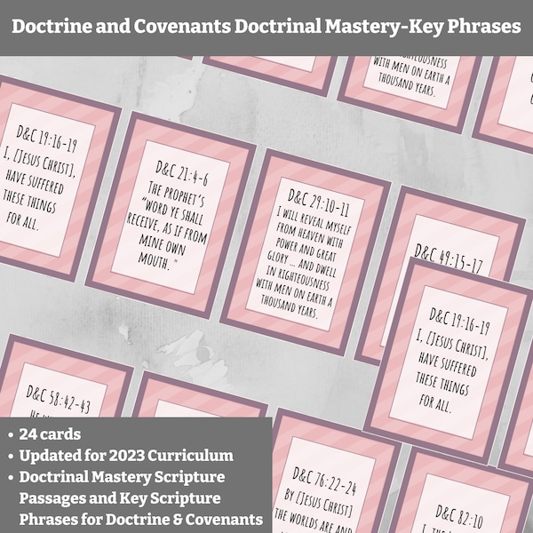 Doctrine Covenants - Etsy