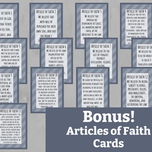 4x6 LDS Doctrinal Mastery Scripture Passages and Key Scripture Phrases ...