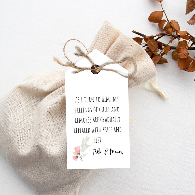 LDS Ministering Gift Tags, Ministering Sister, Relief Society, Young ...