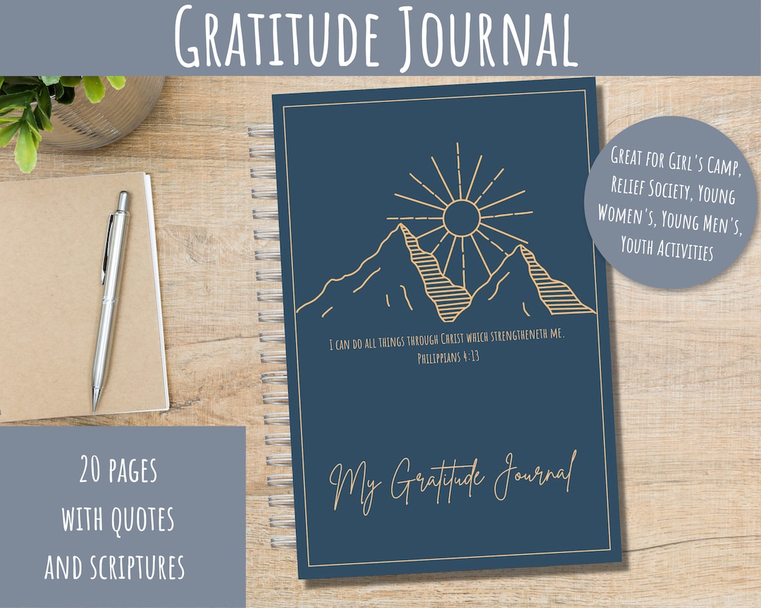 Gratitude Journal, Scripture Verses and Quotes From Church Leaders ...