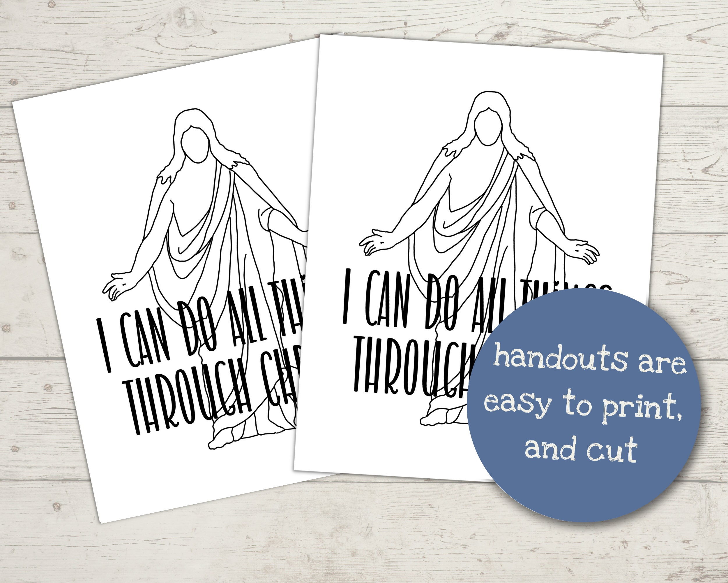 Jesus Christ Wall Print Digital Download, Relief Society Display ...