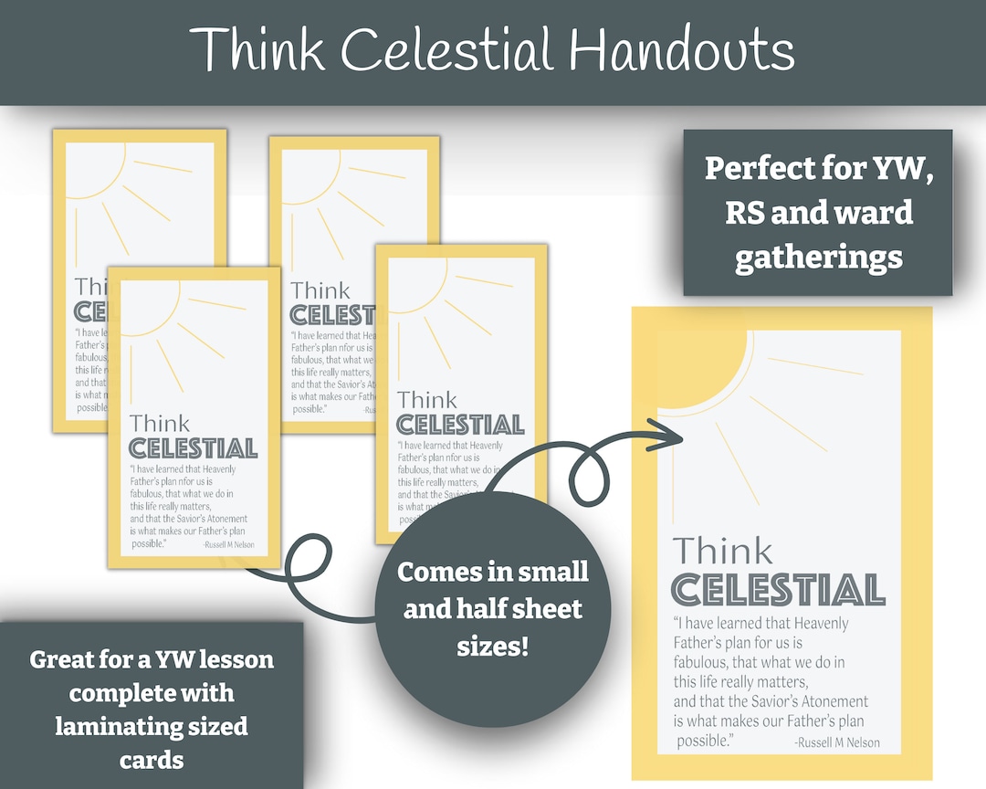 Think Celestial Gift LDS Ministering Gift Ministering - Etsy