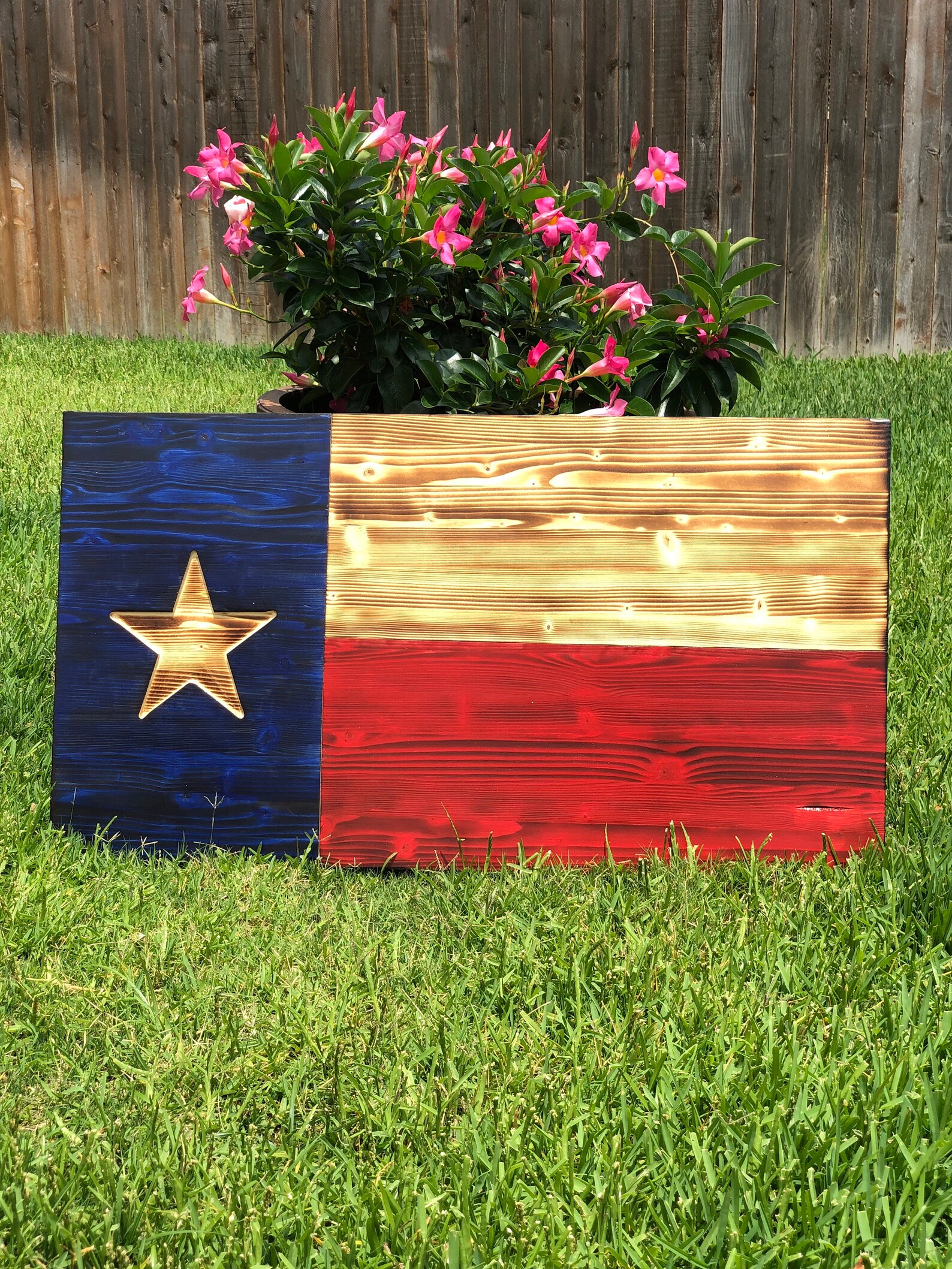 Rustic Texas Flag Stained Wooden Texas Flag Wooden Texas | Etsy