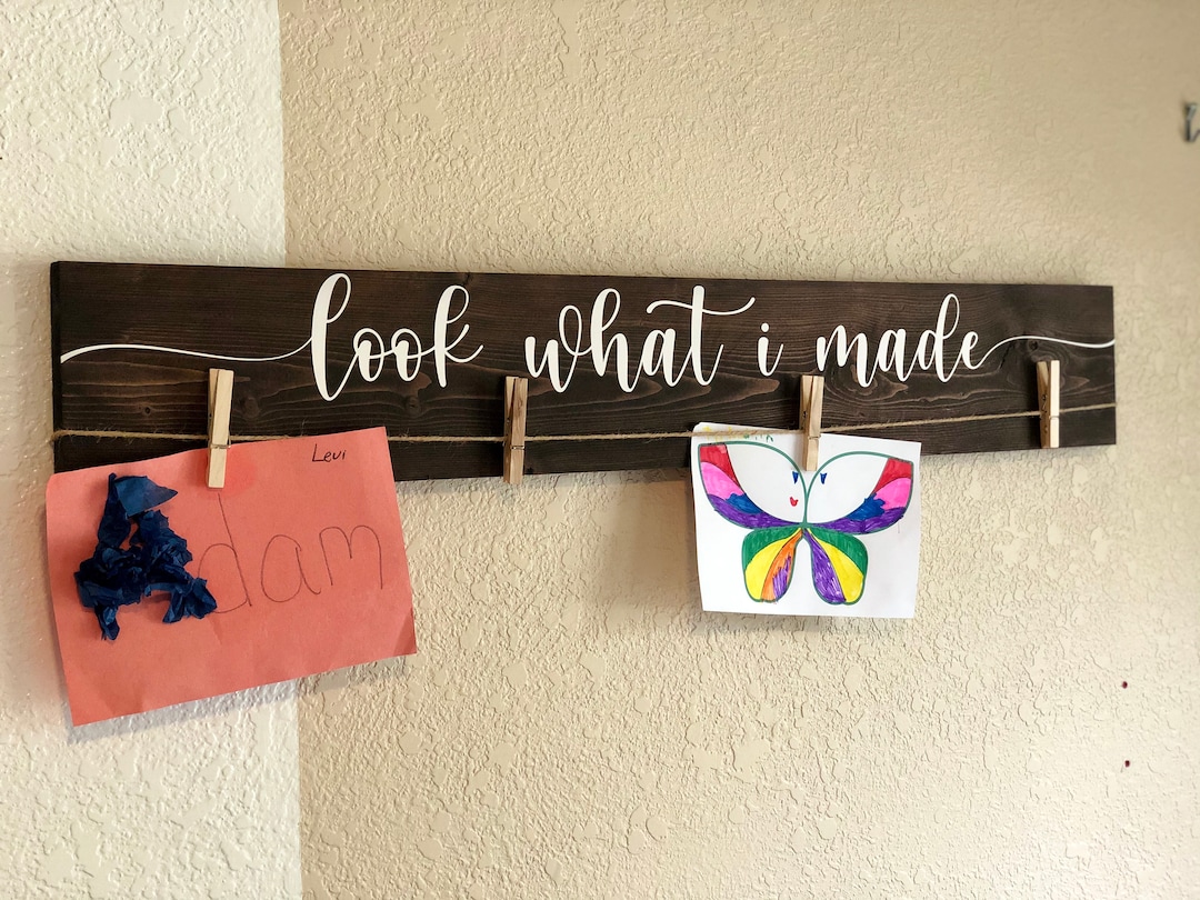 Children's Art Sign Kids Art Kids Name Sign Child - Etsy