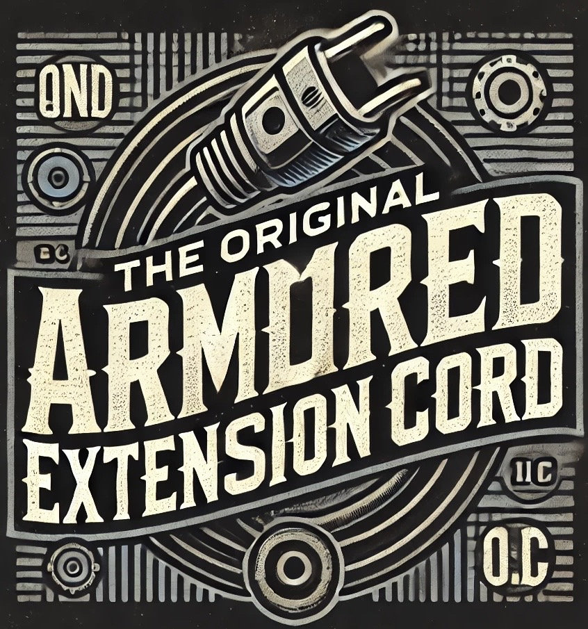 The Original Armored Extension Cord - Modern Industrial - Etsy
