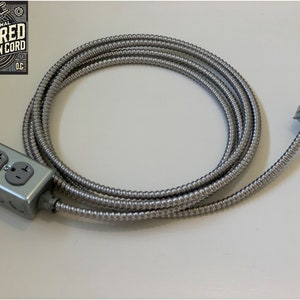 The Original Armored Extension Cord - Modern Industrial - Etsy