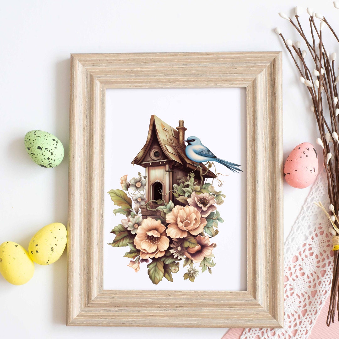 Spring Vintage Bird House Images/home Decor Crafts/diy Craft Projects ...