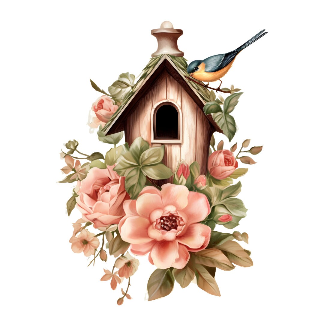 Spring Vintage Bird House Images/home Decor Crafts/diy Craft Projects ...