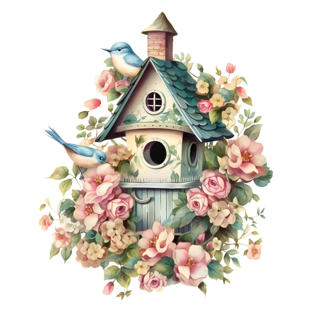 Spring Vintage Bird House Images/home Decor Crafts/diy Craft Projects ...