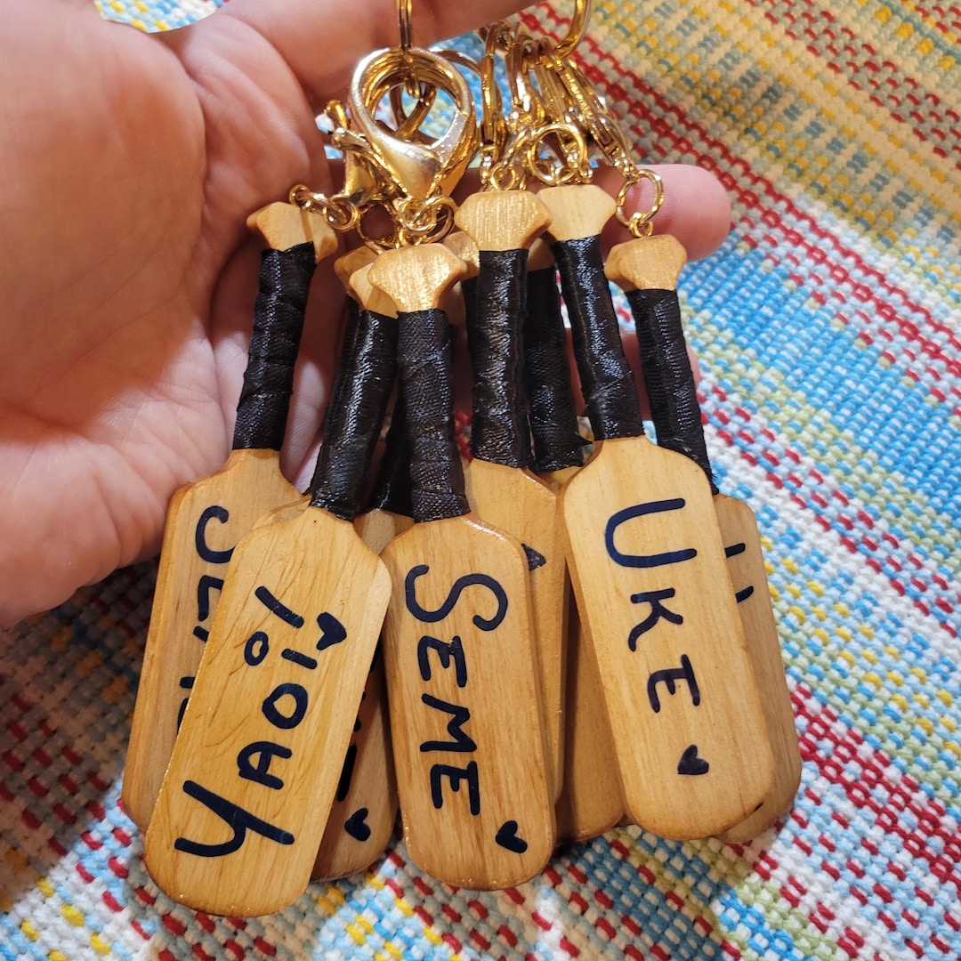 Wooden Yaoi/yuri Paddle Keychains - Choose Your Flavor! - Etsy