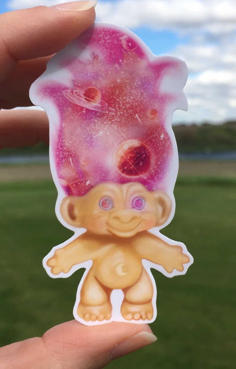 Galaxy Troll Stickers / 90s Troll Decals / 90s Nostalgia Water - Etsy