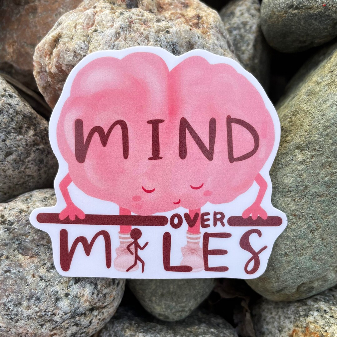 Mind Over Miles Vinyl Sticker - Etsy