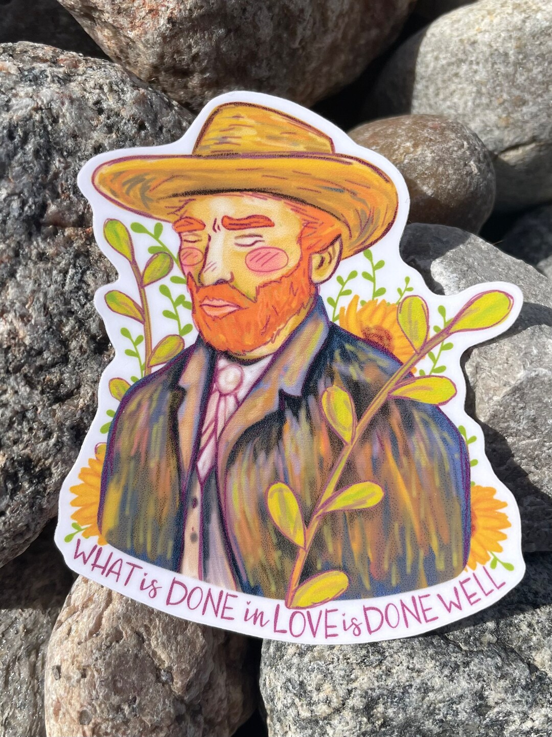 What is Done in Love is Done Well Vinyl Sticker - Etsy