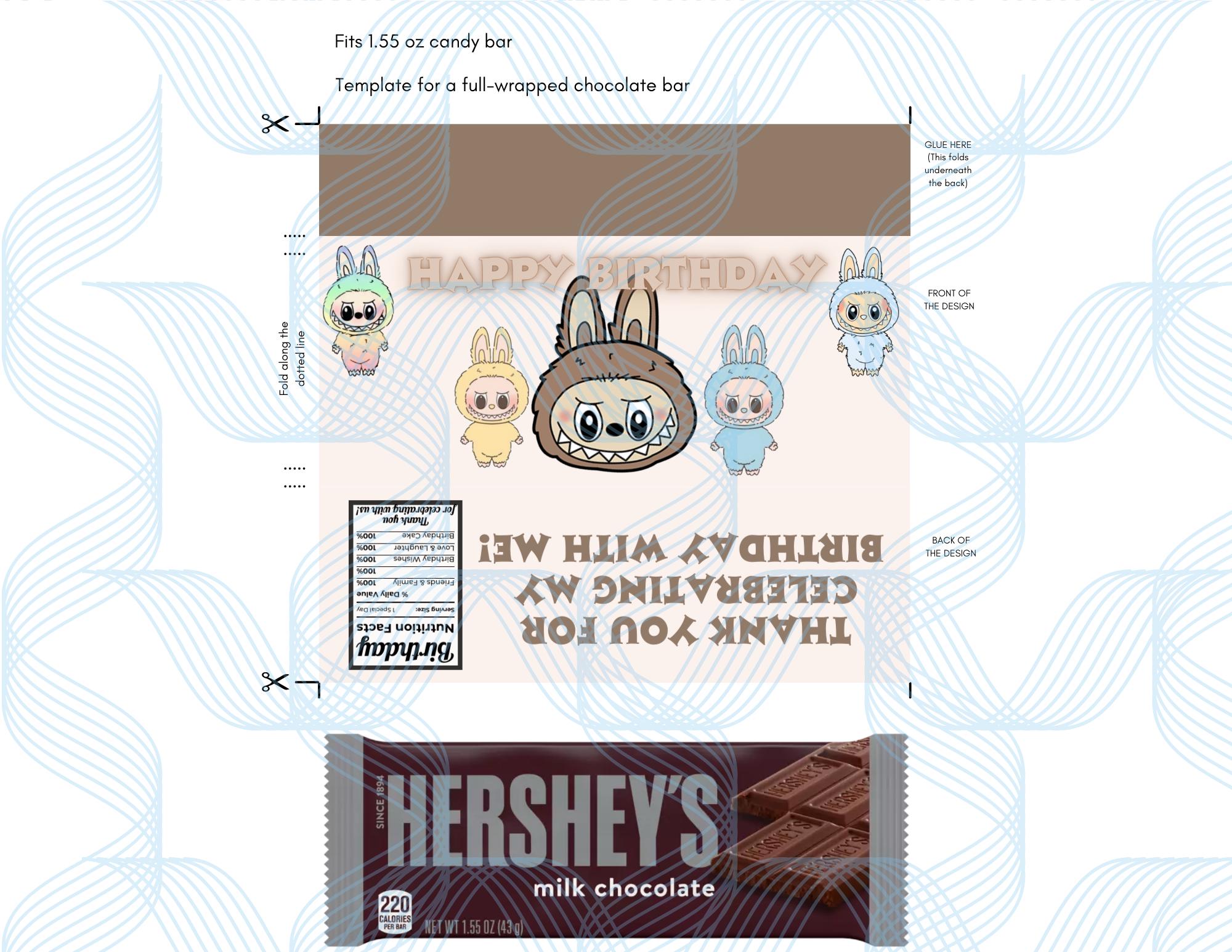 Laabubu Chip Bag & Hershey Bar File, Laabubus Birthday, Laabubus ...