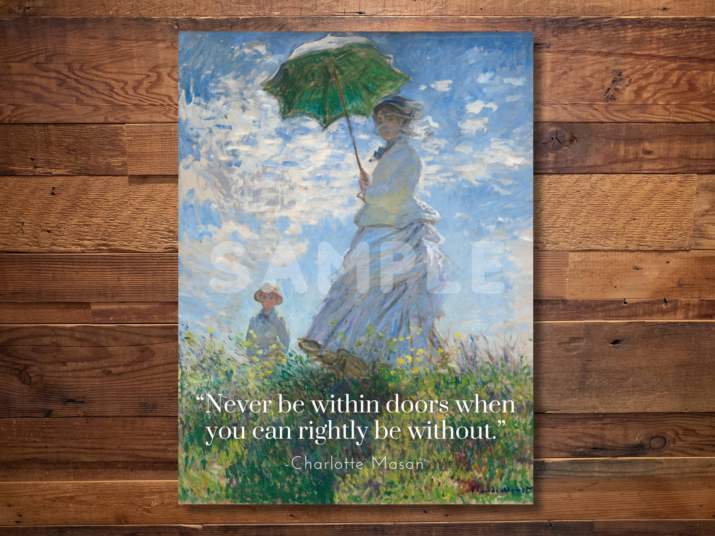 Charlotte Mason Quote Digital Download Wall Art Homeschool Art - Etsy