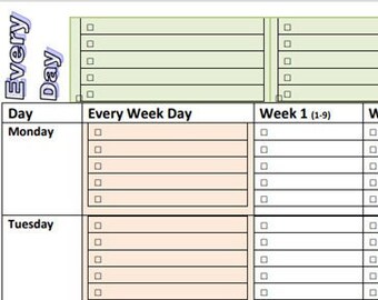 Every Day Tasks - Etsy