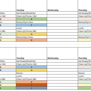 Block Schedule Homeschool 3 Types of Schedules to Make Your Day ...