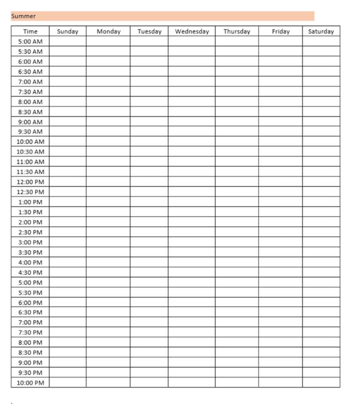 Home School Planner Daily Routine Schedule Fill in for Week per ...