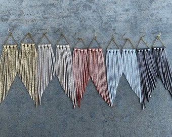 Heavy Metal Earrings - Etsy