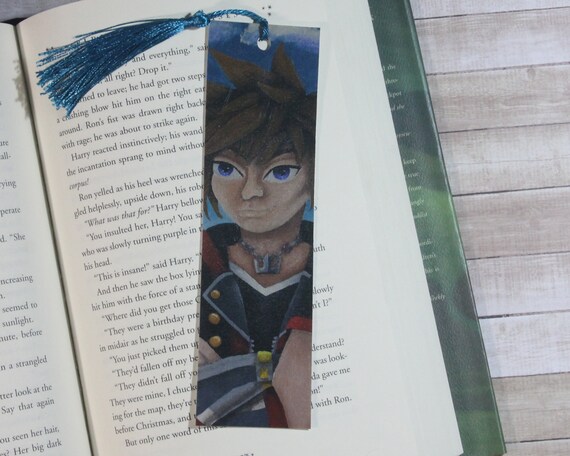 Sora Kingdom Hearts Art Bookmark - Etsy