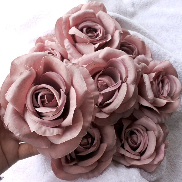 Dusty Rose Flower - Etsy