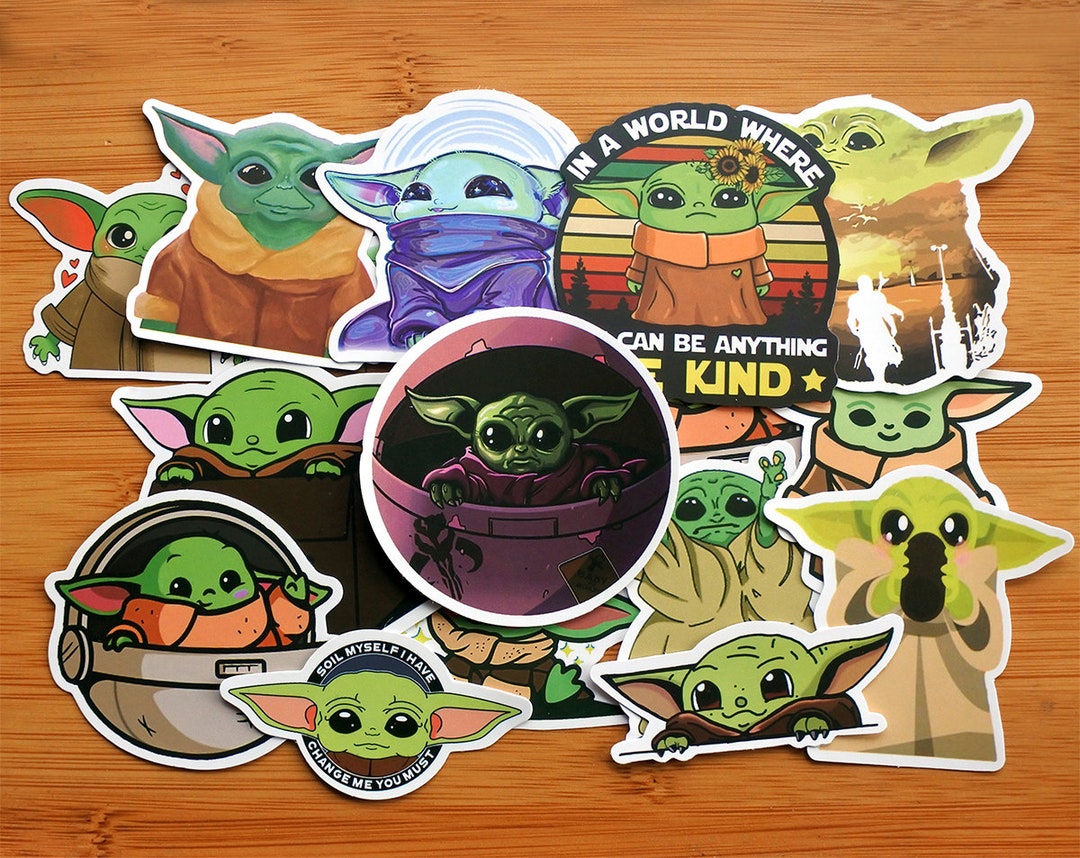 Baby Yoda Stickers Sticker Pack Unique Stickers 50pcs Use for - Etsy