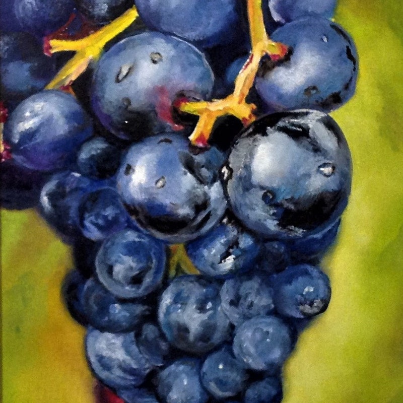 Grapes Painting - Etsy