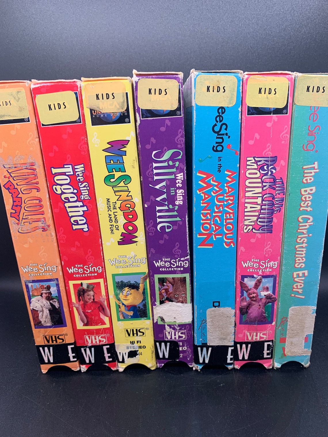 Vintage Wee Sing VHS Tapes Sillyville Big Rock Candy - Etsy