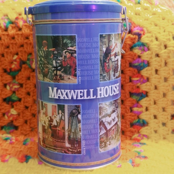 Old Maxwell House Coffee Tin Cans - Etsy