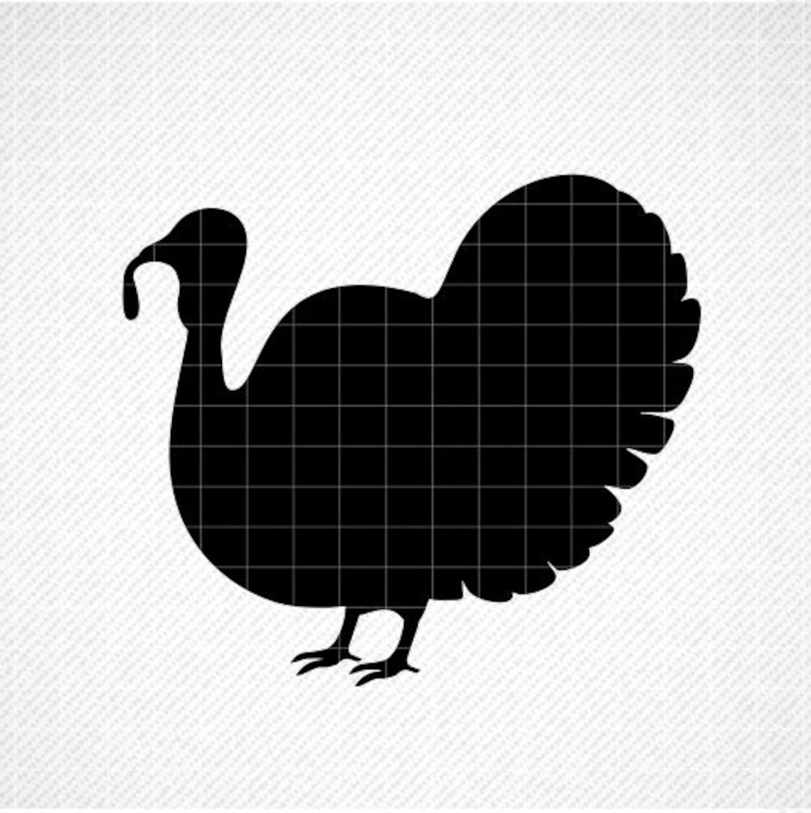 Turkey Silhouette SVG Turkey Svg Turkey Png Turkey Vector - Etsy