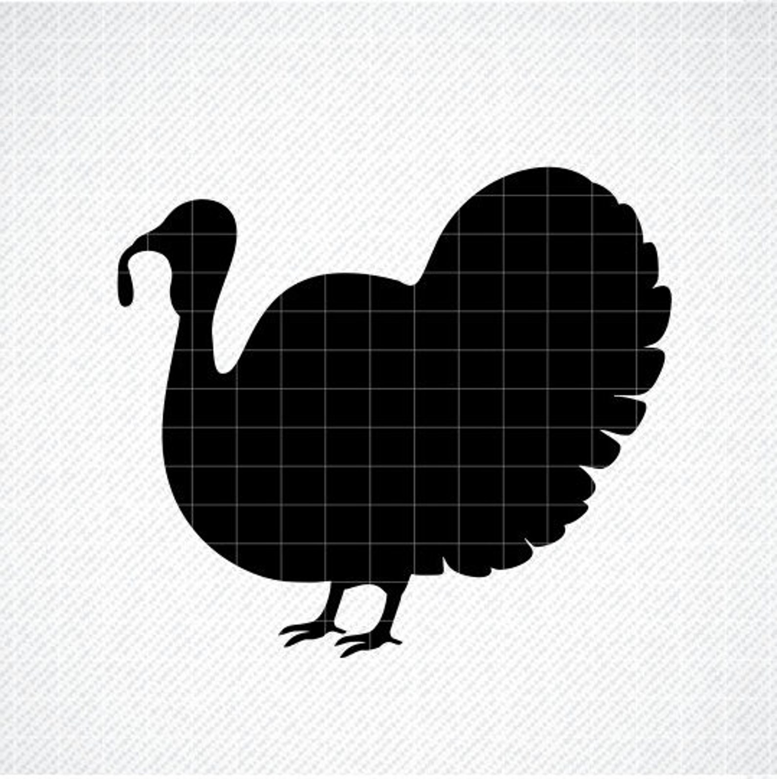 Turkey Silhouette SVG Turkey Svg Turkey Png Turkey Vector - Etsy
