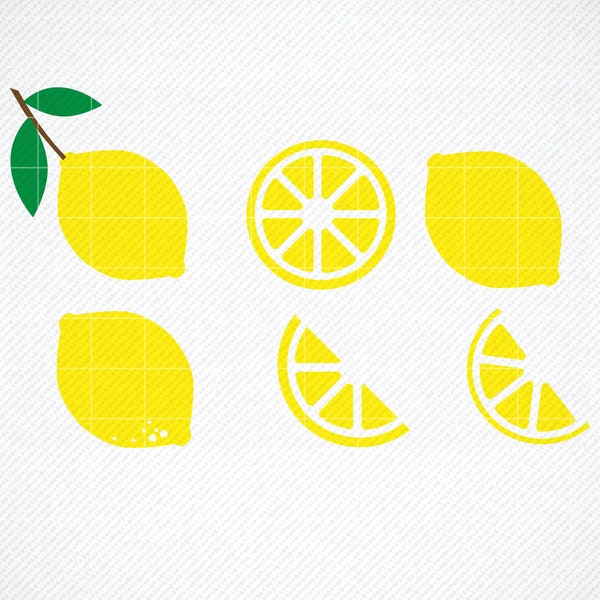 Lemon Svg - Etsy