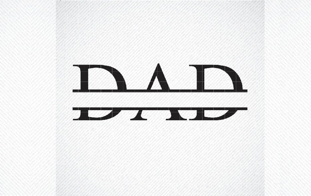 Dad Split Monogram SVG, Gift for Dad, Father's Day Gift, Father's Day ...