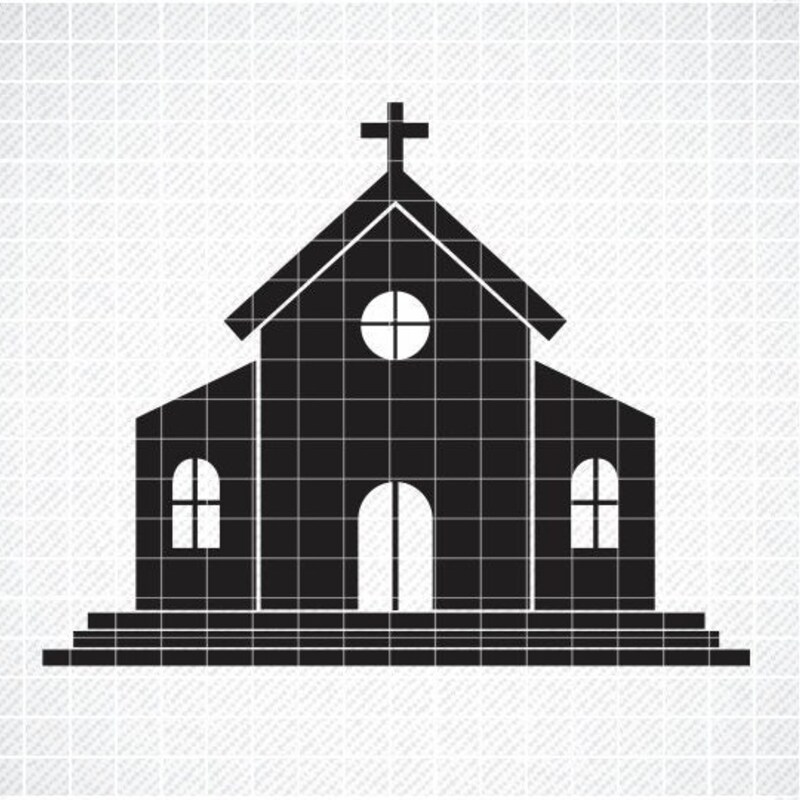 Church Svg File - Etsy