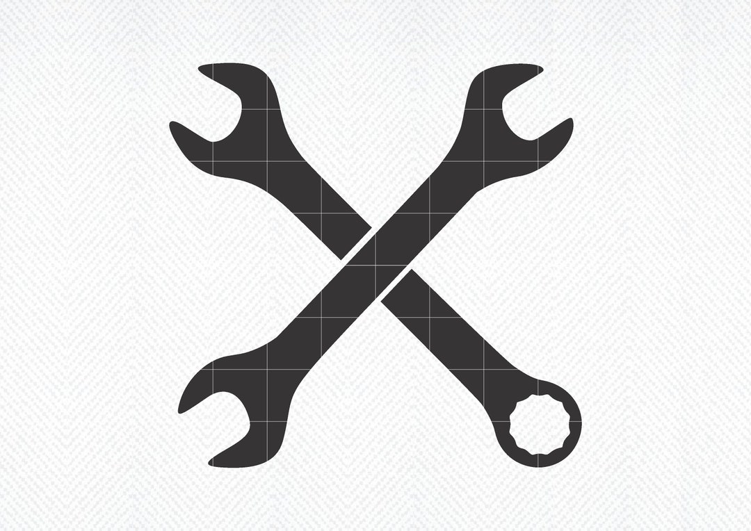 Crossed Wrenches SVG, Crossed Wrenches Png, Instant Download, Crossed ...