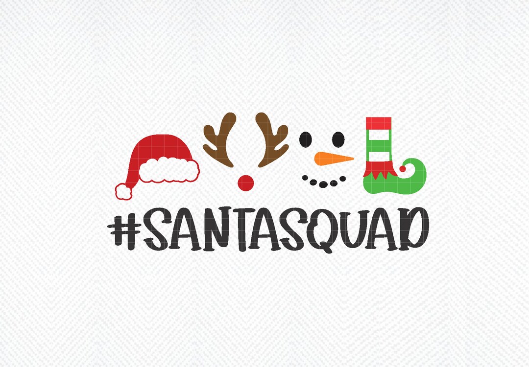 Santa Squad SVG, Santa Squad Png, Christmas Svg, Png, Dxf, Eps ...