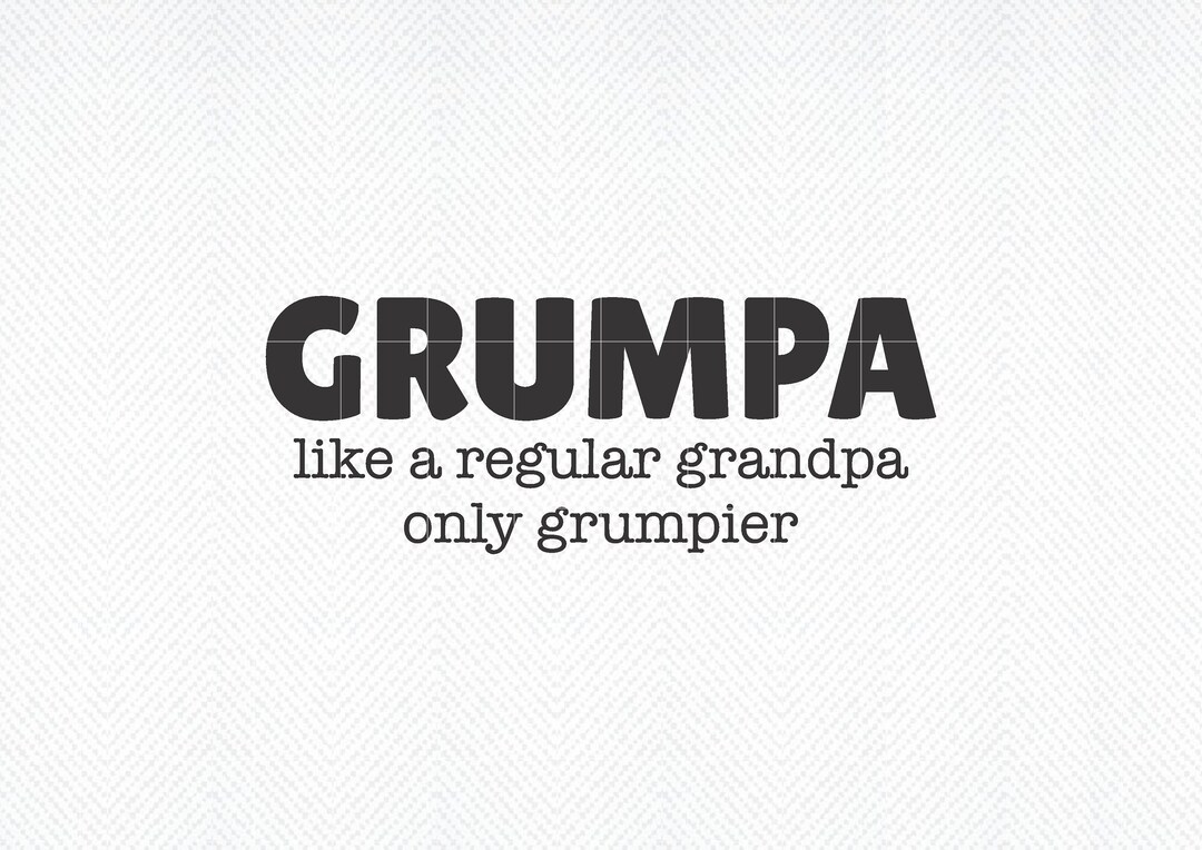 Grumpa SVG Grumpa PNG Día del padre svg Papá divertido SVG - Etsy España