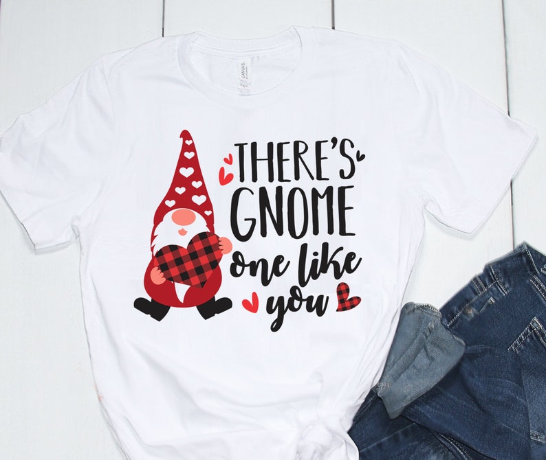 There's Gnome One Like You Svg Valentine Gnome Gnomies | Etsy