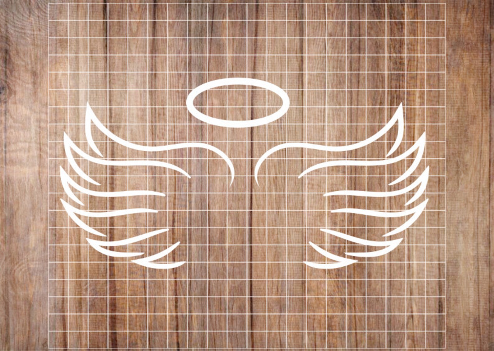 Angel Wings SVG Angel Wing Vector Angel Svg Halo Svg Angel | Etsy