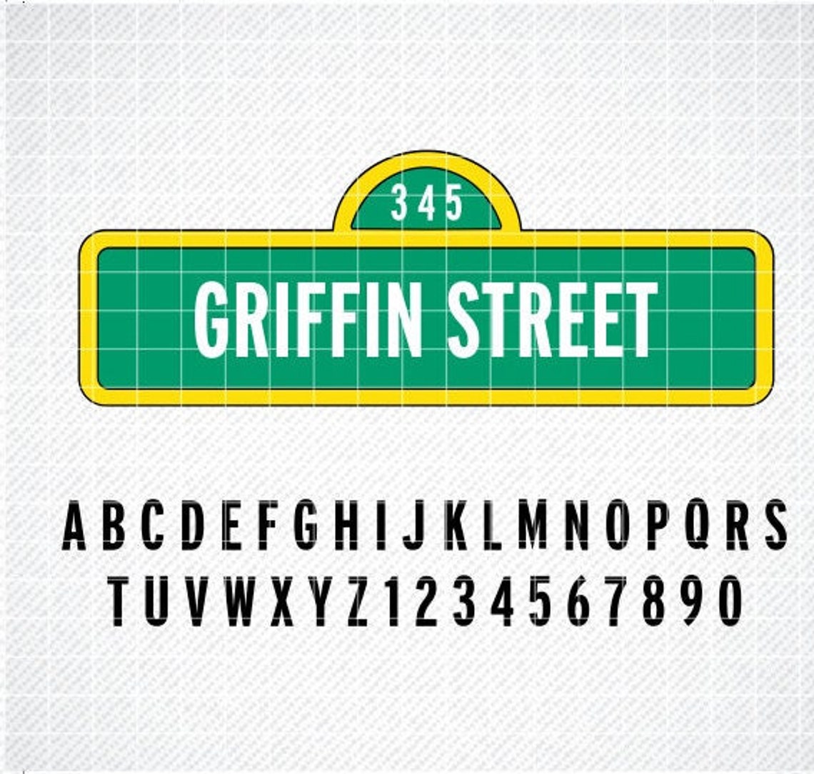 Street Sign SVG Street Sign Png Street Sign Personalize - Etsy