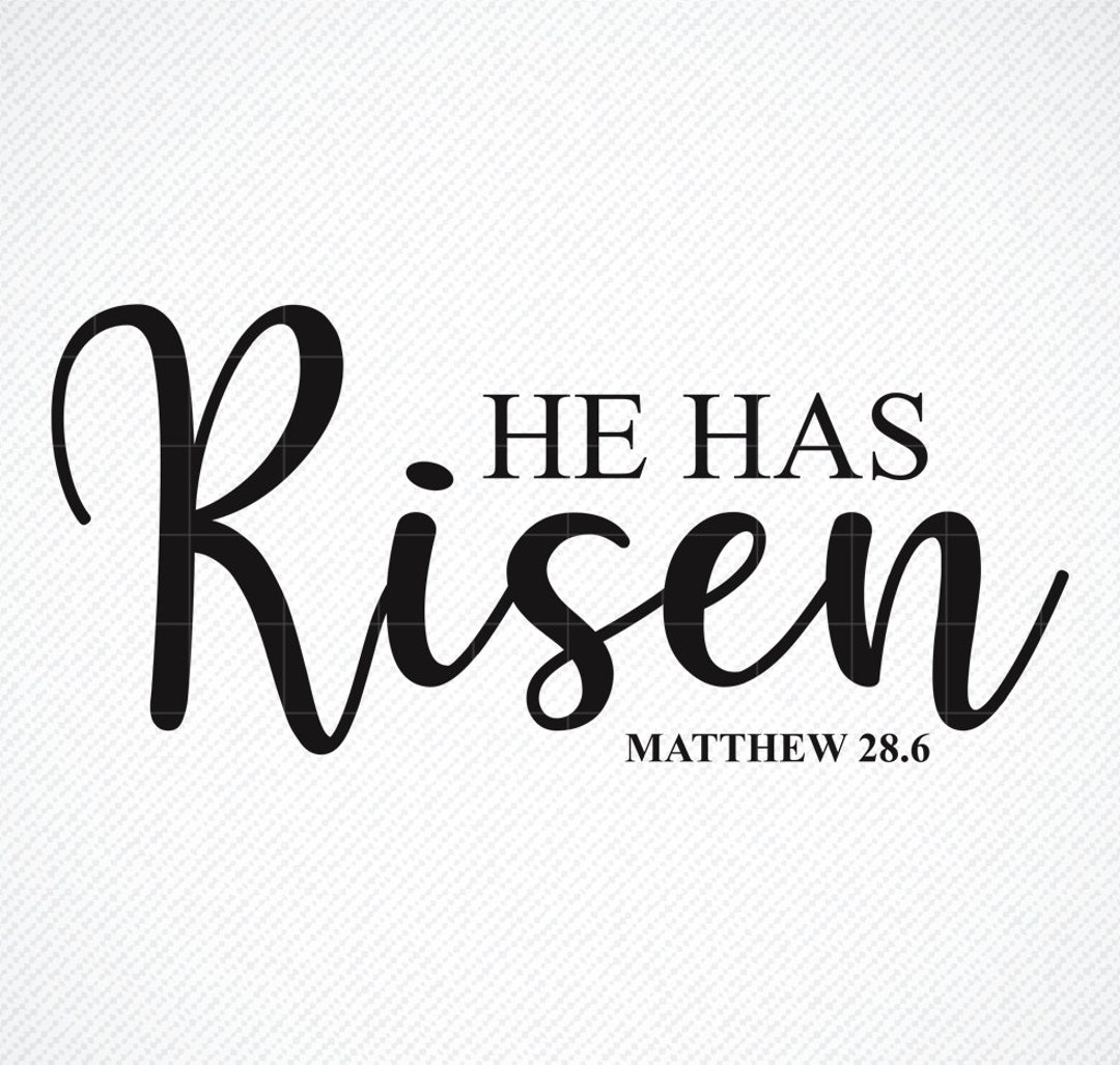 He is Risen SVG, Easter SVG, Christian Svg, Cross Svg, Christian Easter ...